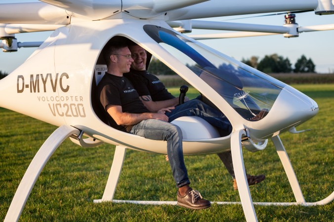 Volocopter von E-Volo hebt in Dubai ab